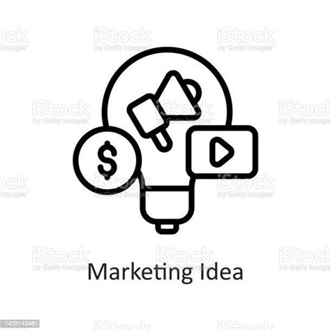 소셜 마케팅 개요 벡터 아이콘 디자인 일러스트 레이 션을 흰색 배경에 표시합니다 Eps 10 파일 0명에 대한 스톡 벡터 아트 및 기타 이미지 Istock