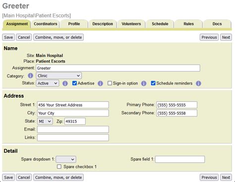 Add Assignment Descriptions To Applications Volgistics Help