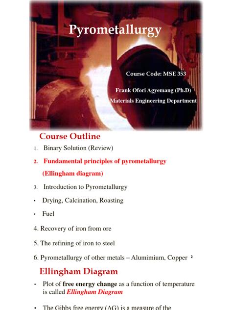 Lecture 1 Mse 353 Download Free Pdf Oxide Gibbs Free Energy