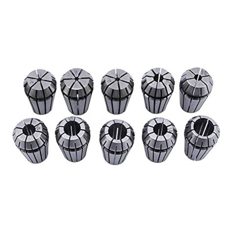 10 Pcs Er16 Collet Set 1 10mm Self Release Design Big Clamping Force Spring Collet Set Chuck