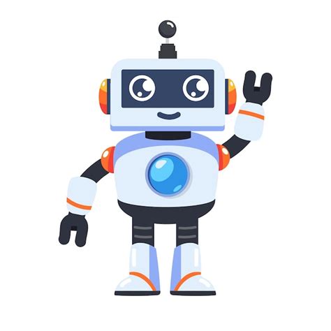 Premium Vector Cute Techology Ai Robot Flat