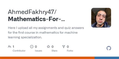 Mathematics For Machine Learning Linear Algebraweek 5eigenvalues And