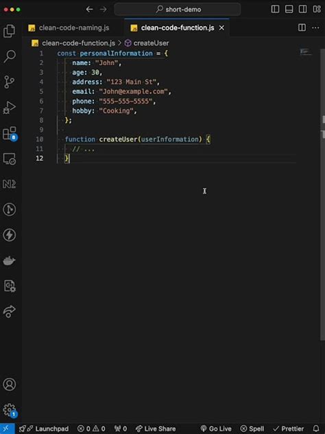 Clean Code En Javascript Les Fonctions Et Paramètres Javascript Cleancode Function Web