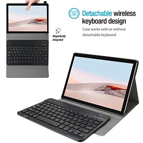 Procase Keyboard Case For Surface Go 3 2021 Surface Go 2 2020 Surface Go 2018 Slim Pu