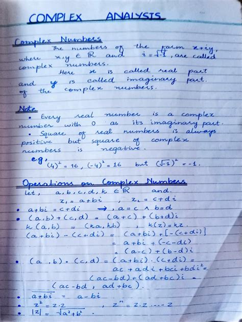 Complex Notes By Brown And Churchill Pdf