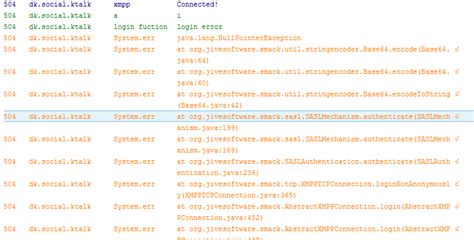 Smack Error When Trying To Login On Server Smack Support Ignite