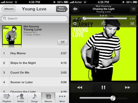Objective C Ios Customizing Tableview Cell To Mimic Music Player Stack Overflow