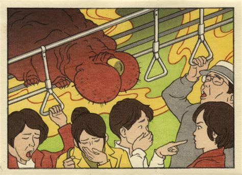 The Yokai Faceoff Series Of Woodblock Prints