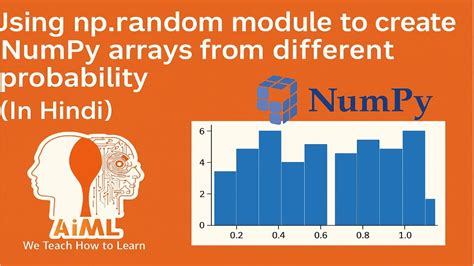 Numpy Lec 27 Using Nprandom Module To Create Numpy Arrays Frm