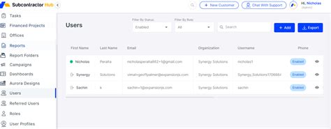 How To Add New Users SubcontractorHub Knowledge Base