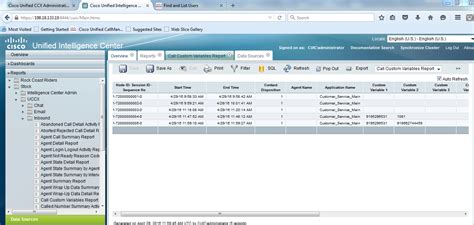 Solved Uccx Report For Call Details When Call Hit The Option In The Script Cisco Community