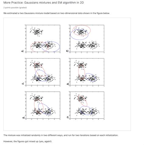 More Practice Gaussians Mixtures And Em Algorithm In