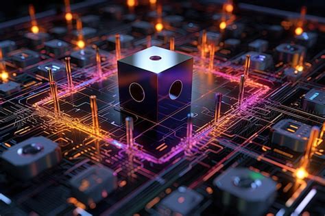 Premium Ai Image Quantum Computers Systems With Machine Learning Models Conceptgenerated With Ai