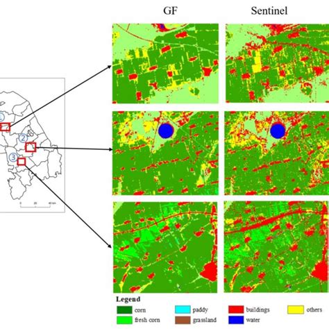 classification results based on optical and sar remote sensing images
