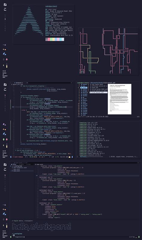 [leftwm] neumorphic catppuccin ☕ r unixporn