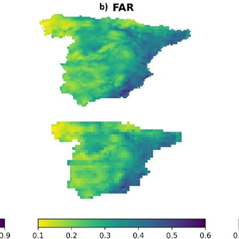 Spatial Distribution Of Era5 Land And Era5 Categorical Statistics Pod Download Scientific