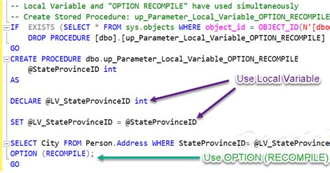 德瑞克：sql server 學習筆記 [sql server] compare with recompile sp