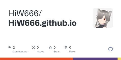 GitHub HiW HiW Github Io