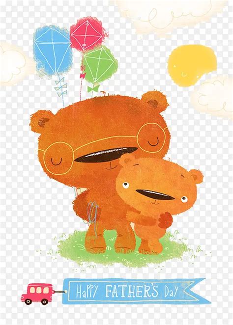 守护小熊父子卡片png图片素材下载 图片编号8337843 Png素材网