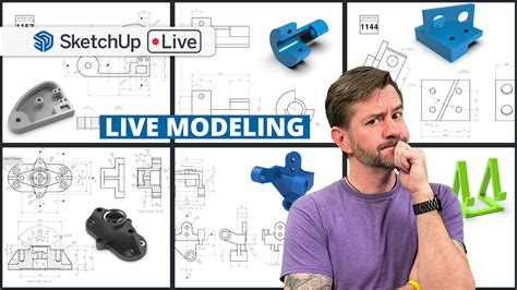 Modeling Cad Exercises In Sketchup Live Happenings Sketchup Community
