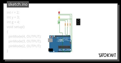 Ampel Wokwi ESP32 STM32 Arduino Simulator