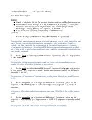 Lab Report 6 False Memory Docx Lab Report Number 6 Lab Topic False Memory Your Name Anna