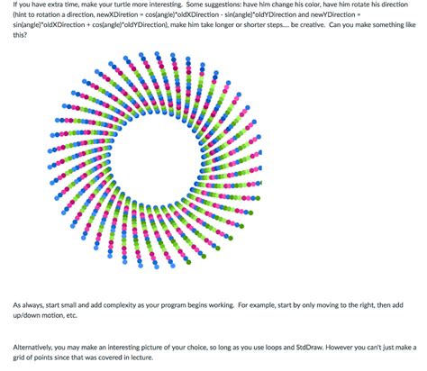 Solved In This Lab We Re Going To Create Some Abstract Art Chegg