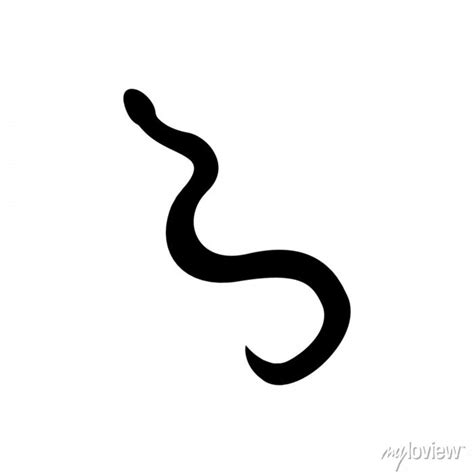 Snake Icon Vector Cobra Illustration Sign Anaconda Symbol Or Wall