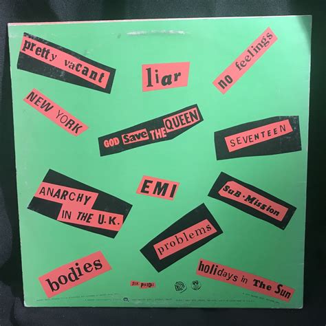 Sex Pistols Never Mind The Bollocks Lp Ex Orig 1977 Wb La Pressing