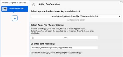 Requests To Run Applescript App From Launch Configuration Help