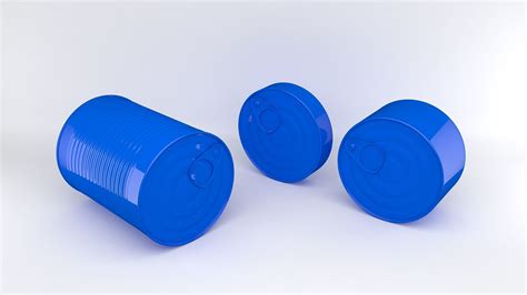 Food Cans 3d Model Cgtrader