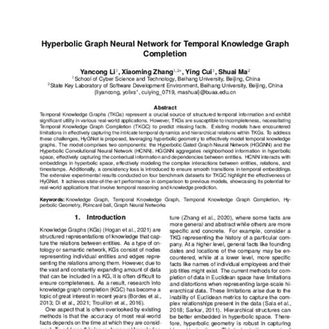 Hyperbolic Graph Neural Network For Temporal Knowledge Graph Completion