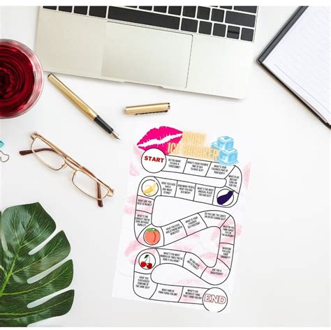 Spicy Naughty Ice Breaker Board Game Babefriend Girlfriend Game Digital Printable