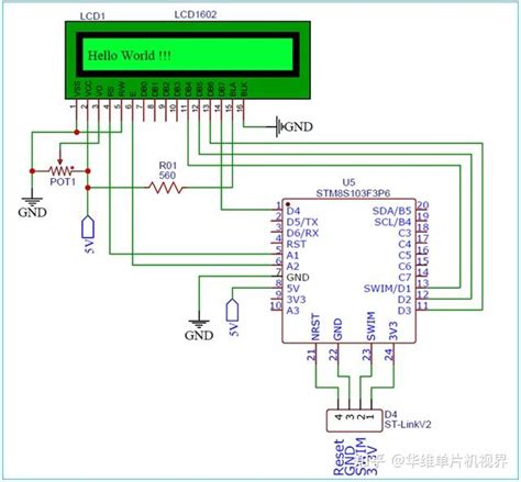 stm8 单片机接入1602 lcd 知乎