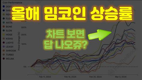 올해 밈코인 100 성공 차트와 이더리움 가스비 이 차트 보면 앞으로의 밈코인이 보인다 Youtube
