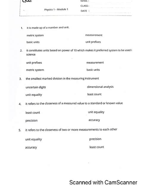 dimensional analysis hw pdf