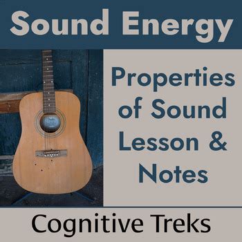 Sound Energy Sound Waves Speed Of Sound More Lesson Notes