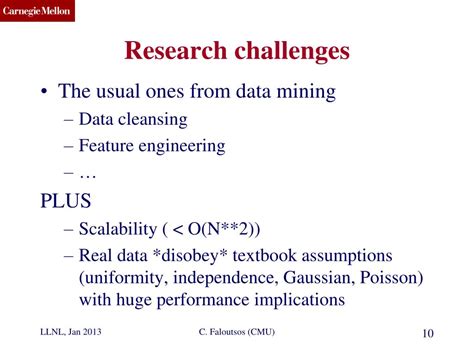 Ppt Large Graph Mining Patterns Tools And Cascade Analysis