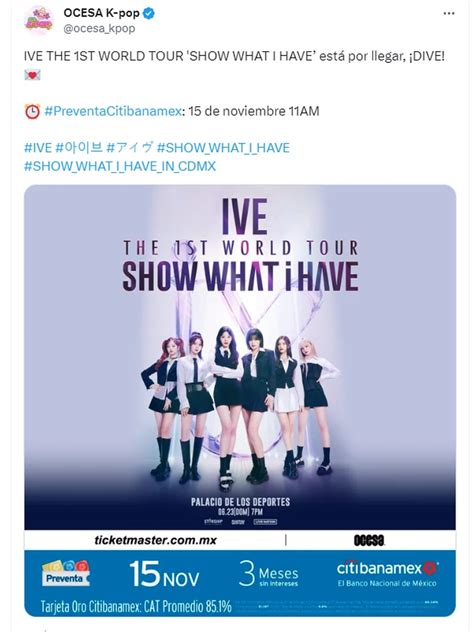 Ive En México Fechas De La Preventa Precios Y Todo Sobre Este Concierto De K Pop Infobae