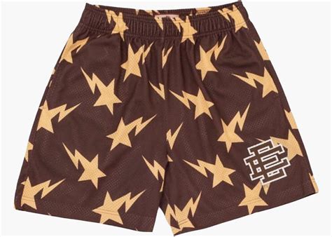 Eric Emanuel X Bape Miami Basic Short Brown Hype Clothinga