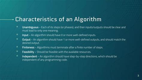 Algorithms Part 1 Ppt