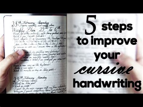 Unlocking Elegance How Can An Adult Improve Cursive Handwriting