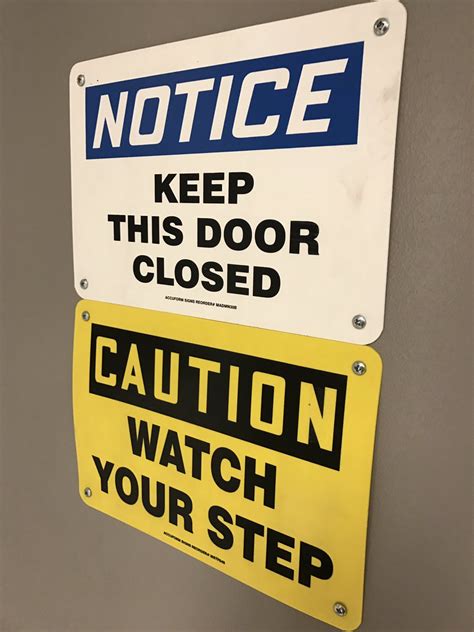 Accuform Signs Accuform Twitter