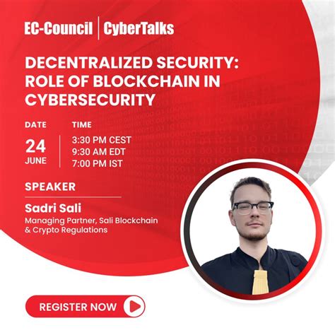 Ec Council On Linkedin Eccouncil Webinar Cybersecurity Cbp Blockchain Blockchaintechnology…