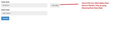 Membuat Pop Up Pencarian Data Menggunakan Modal Bootstrap Dan Datatable