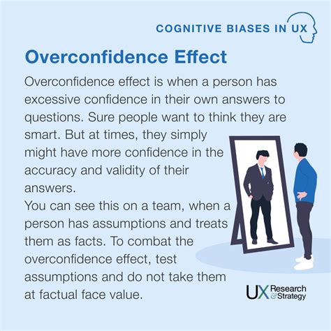 UX Research-Strategy on LinkedIn: Overconfidence Effect Overconfidence effect is when a person ...