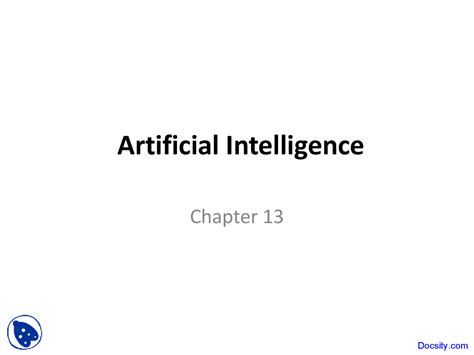 Artificial Intelligence Computer Literacy Lecture Slides Docsity