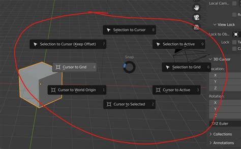 Snapping Your Object And Your Cursor With The Snapping Wheel - Blender ...