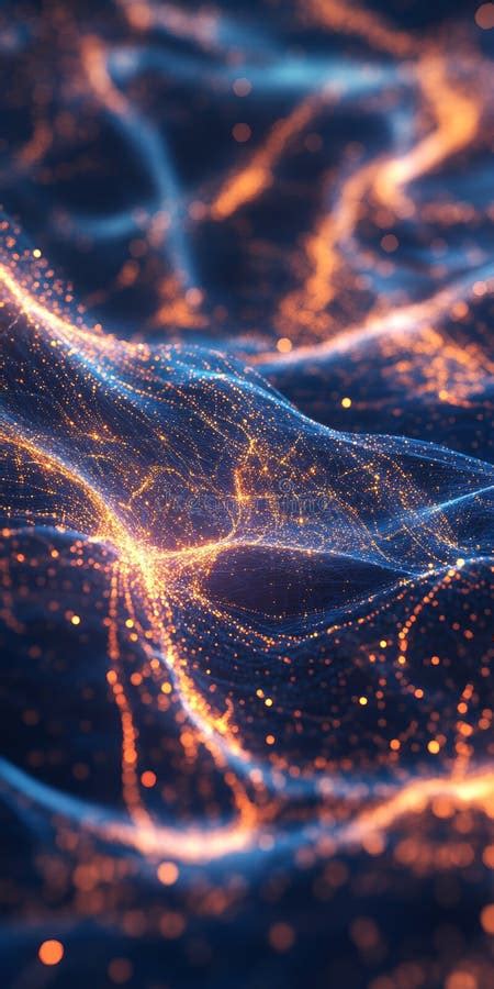 Dynamic Flow Of Data Streams With Bright Energetic Particles Creating A