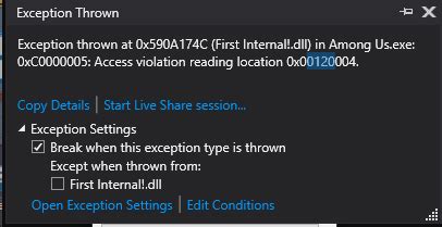 Access Violation Reading Location